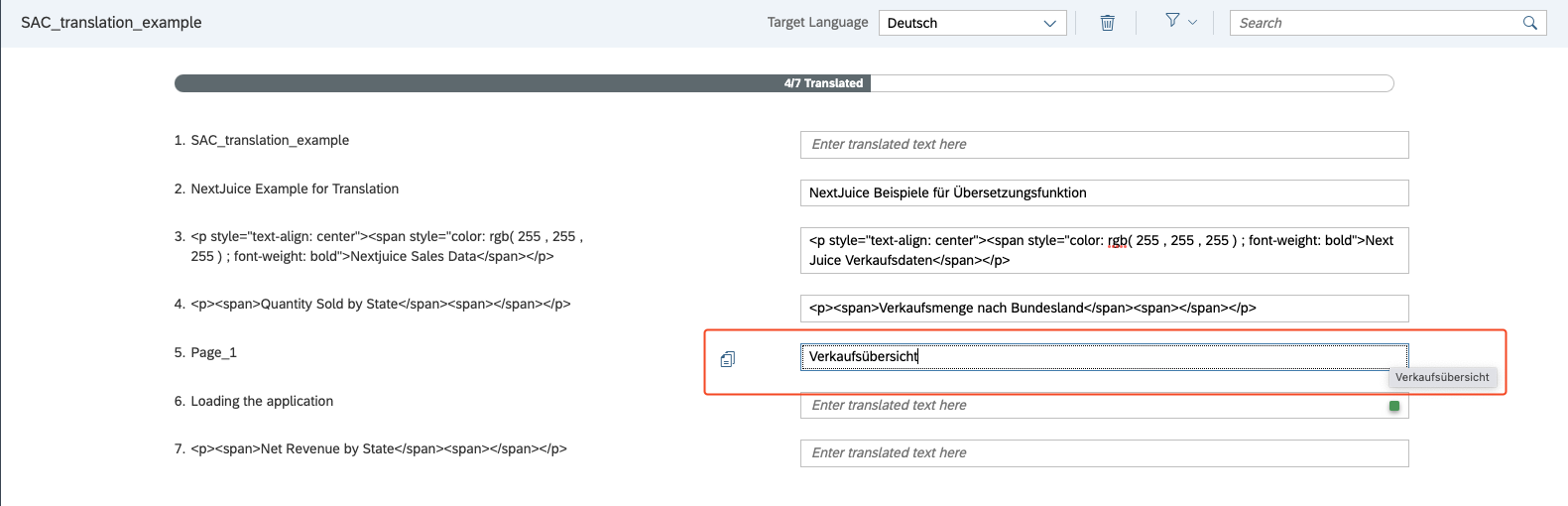 SAC Translation: Multi language reports in SAP Analytics Cloud